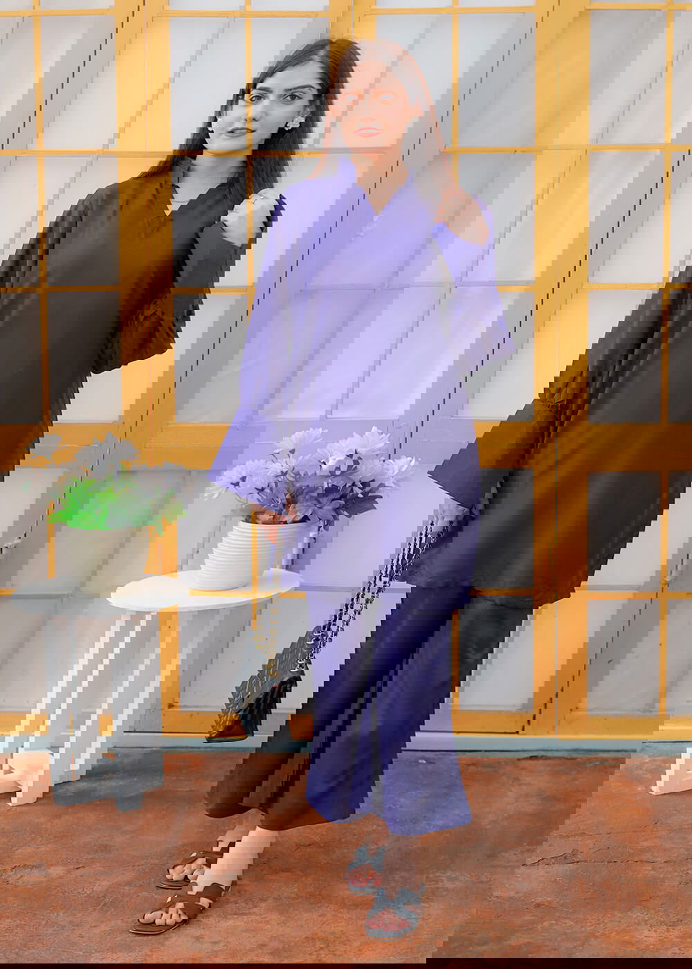 Blue Tunic Set – Elara